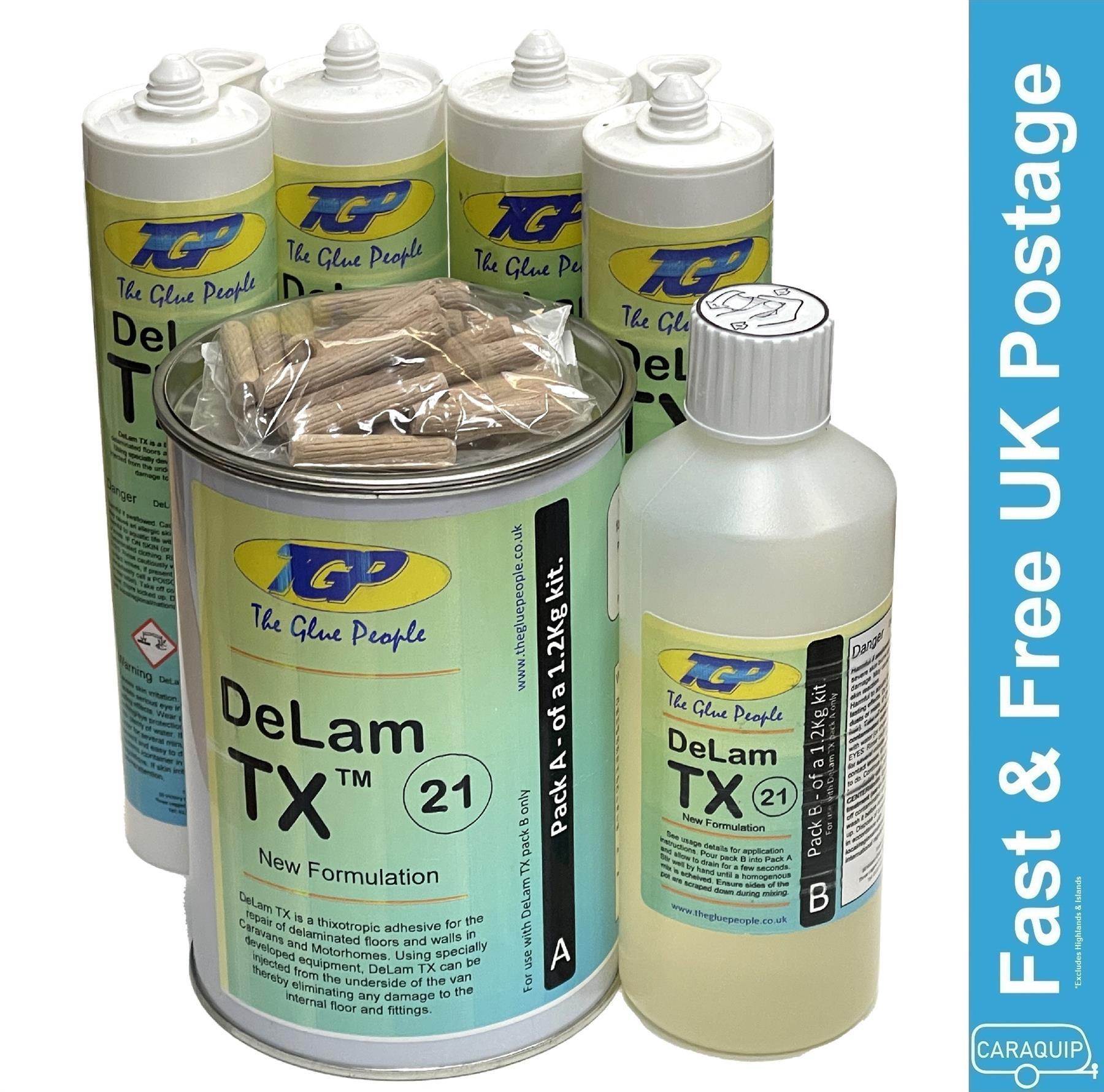 Caravan Floor Delamination Repair Kit Adhesive Damp Motorhome Static 1 ...
