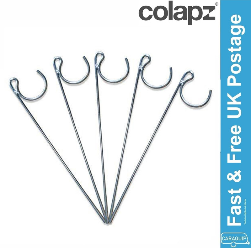 Caraquip.co.uk | COLAPZ Waste Outlet Metal Support Pegs - 10 Pack