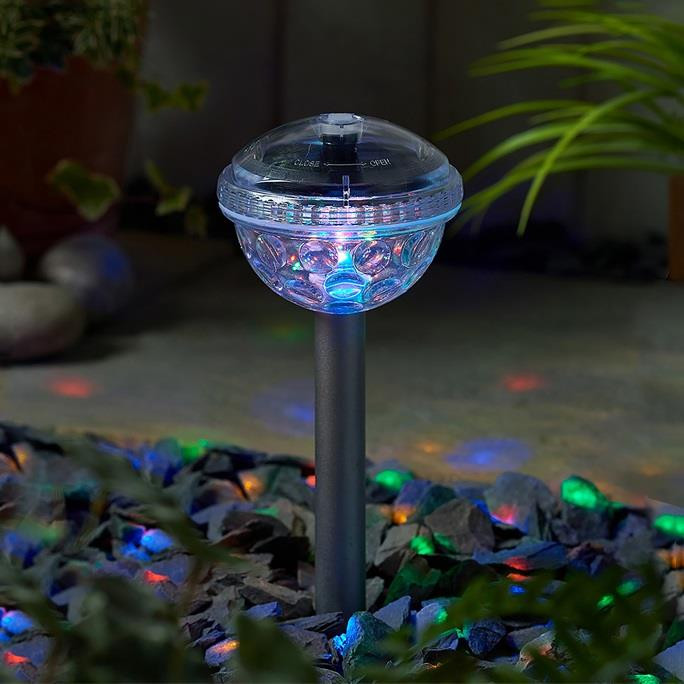 Caraquip.co.uk | Pair of Solar Disco Stake LED Lights