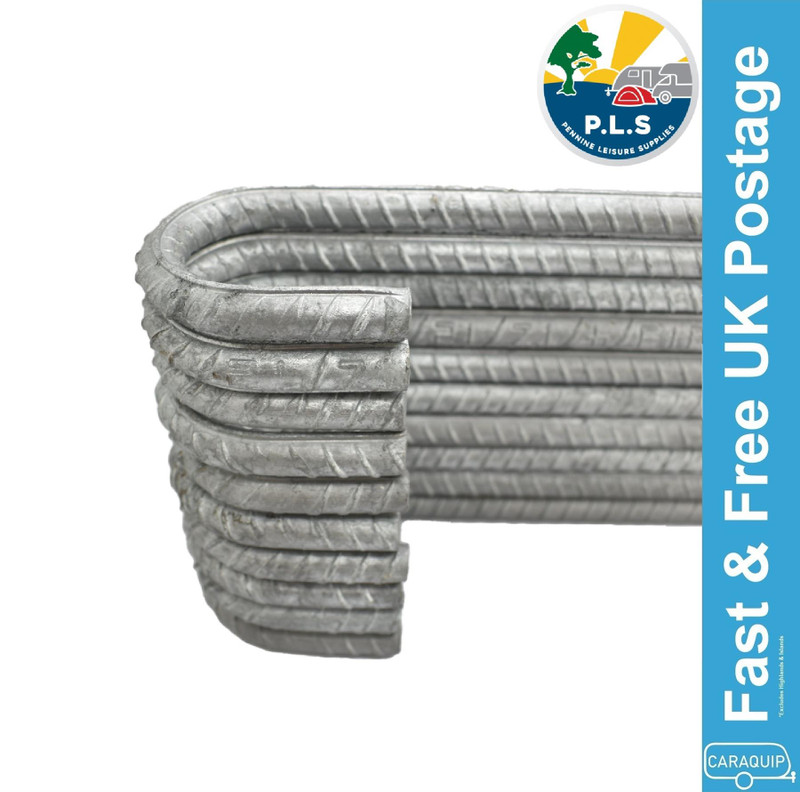 Heavy Duty Galvanized Steel Ribbed 14" J Pin Ground Peg Anchor Tent ...