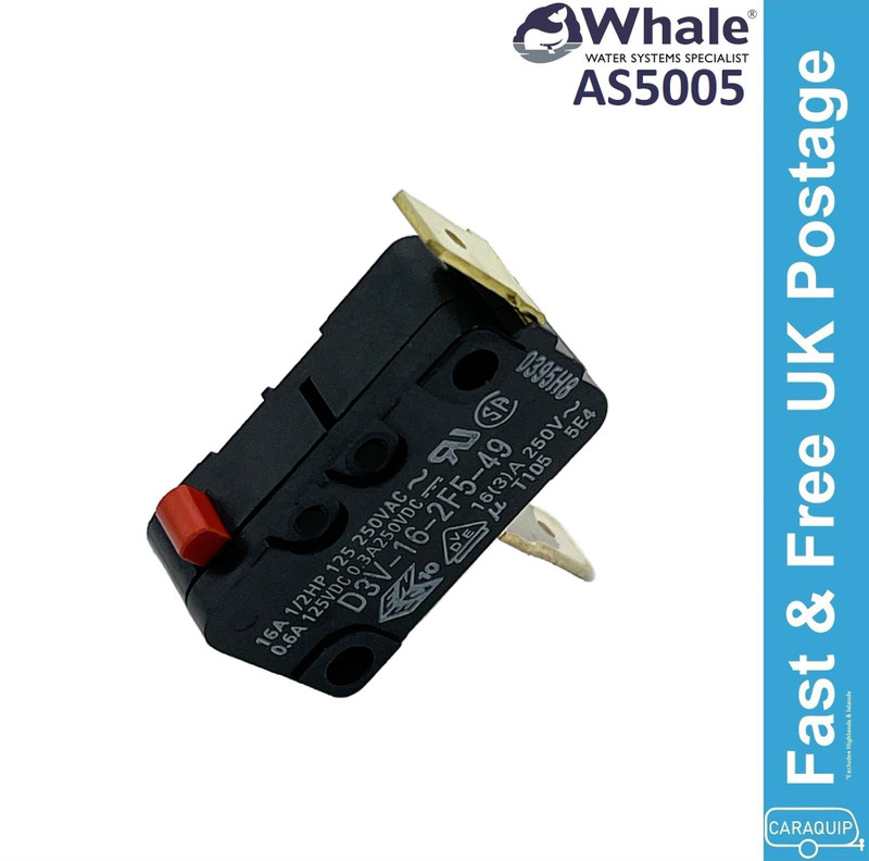WHALE Watermaster Socket Microswitch Caravan Motorhome Boat Camper ...