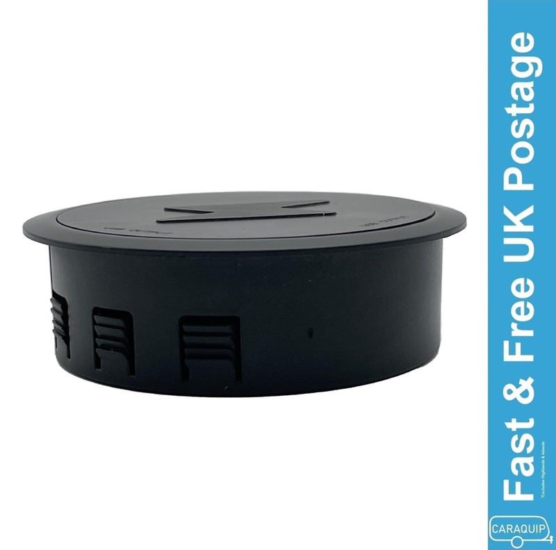 POP-UP Wireless Charger Point c/w Twin USB Caravan Motorhome VW Camper ...