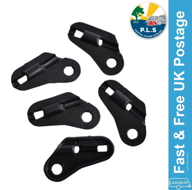 Caraquip.co.uk | Guy Line Runners Guy Rope Runners Plastic Triangular ...