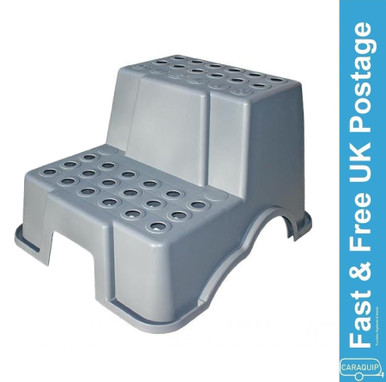 Caraquip.co.uk | Grey Double Plastic Step