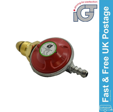 Caraquip.co.uk | Gas Propane Regulator - RED