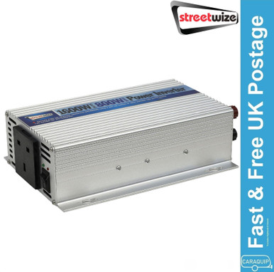 Caraquip.co.uk | Streetwize 12v 800 Watt Vehicle 230v AC Mains Power Inverter