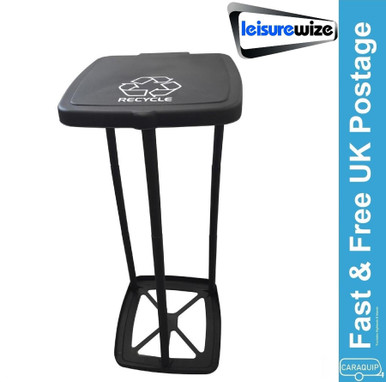 Caraquip.co.uk | Leisurewize Collapsible Waste Rubbish Bin Camping ...