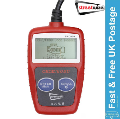 Caraquip.co.uk | Streetwize LED ODBII Diagnostic Reader