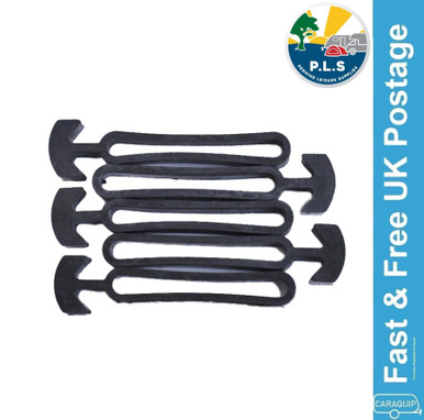 Tent Awning Rubber Band Toggle Anchor 75mm Caravan Motorhome Camping ...