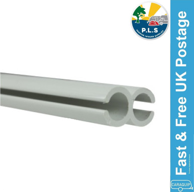 3 x Figure 8 Plastic Awning Channel Strip 750mm 30" (2250mm) Caravan ...