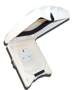 Truma 230v Main Outlet External Socket White Caravan Motorhome - 47300 ...