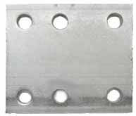 Towball Drop Plate 100mm Towing Trailer Caravan Hitch - B/10507/1ZINC ...