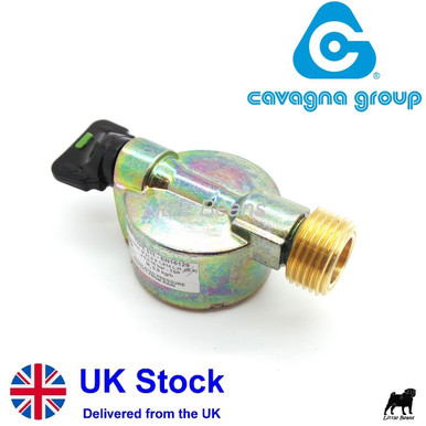 21mm Clip-on Gas Bottle Adaptor to Butane Pigtail 109 Male Outlet Calor ...