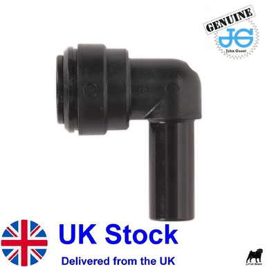 John Guest Push Speed Fit Water Pipe Fitting Stem Elbow 12mm WS1222 ...