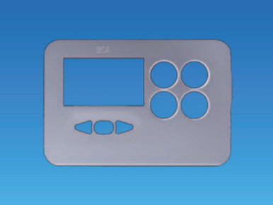 Denver Digital Control Panel Surround C-Line Silver Caravan Motorhome ...