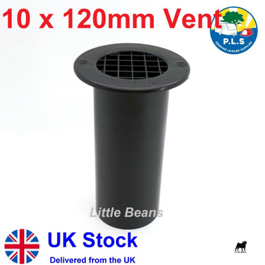 Gas Drop Out Round Floor Vent Campervan Caravan Motorhome Black 75mm x ...