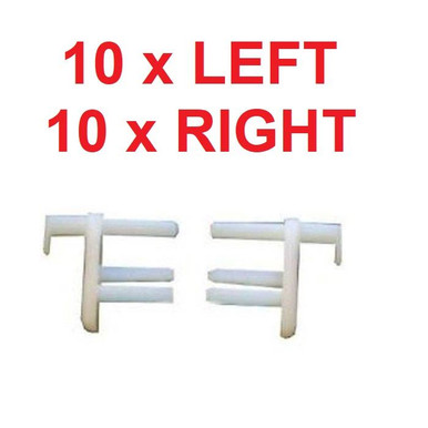 Seitz Dometic Flyscreen Caravan Motorhome Window Blind End Clips 10 L/H ...