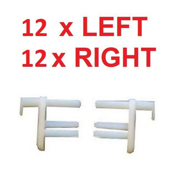 Seitz Dometic Flyscreen Caravan Motorhome Window Blind End Clips 12 L/H ...