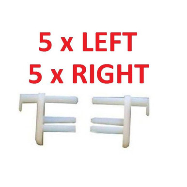 Seitz Dometic Flyscreen Caravan Motorhome Window Blind End Clips 5 L/H ...
