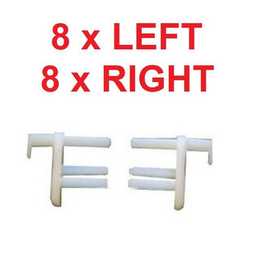 Seitz Dometic Flyscreen Caravan Motorhome Window Blind End Clips 8 L/H ...