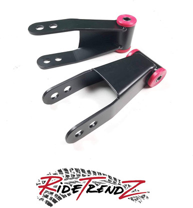 RTZ 1-2" Rear Lowering Drop Shackles for Toyota Tundra Pickup 02-06 2WD