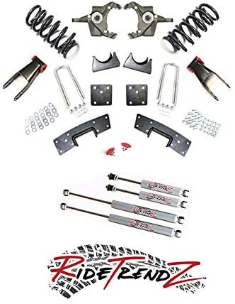 RTZ 5" Drop Lowering Kit for 73-91 Chevrolet GMC C20 C30 Pickup 2WD