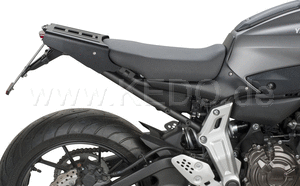 Luggage Rack Aluminium Black (incl. Rear Frame Cover) MT07 - Kedo Parts ...