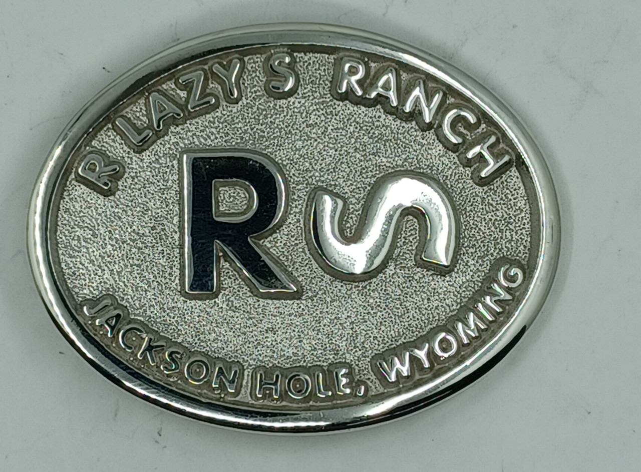 R Lazy S Ranch Buckle 20 Visits Restricted Western Heritage Company