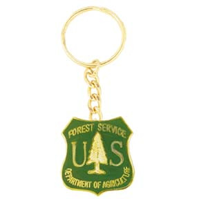 Forest Service Shield Keychain - Western Heritage Company, Inc