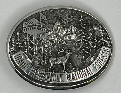 Idaho Panhandle National Forests Buckle - Western Heritage Company, Inc
