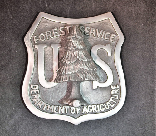 Forest Service Shield Door Knocker (Silver Alloy) - Western Heritage ...
