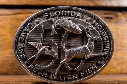 Florida Game and Fresh Water Fish Commission Buckle - Western Heritage ...