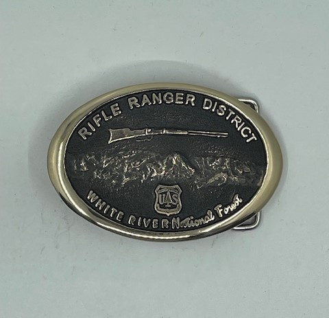 Rifle Ranger District White River National Forest Buckle - Western ...
