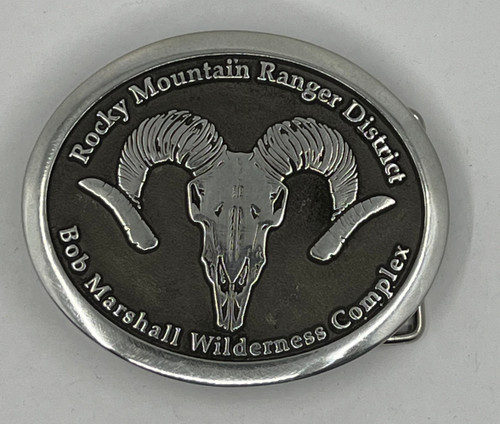 Rocky Mountain Ranger District Bob Marshall Wilderness Complex Buckle ...