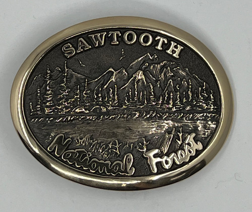 Sawtooth National Forest Buckle - Western Heritage Company, Inc