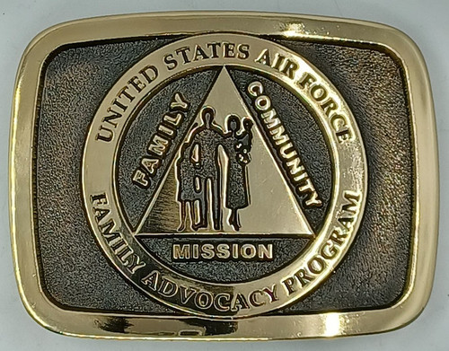 Air Force Family Advocacy Program Buckle - Western Heritage Company, Inc