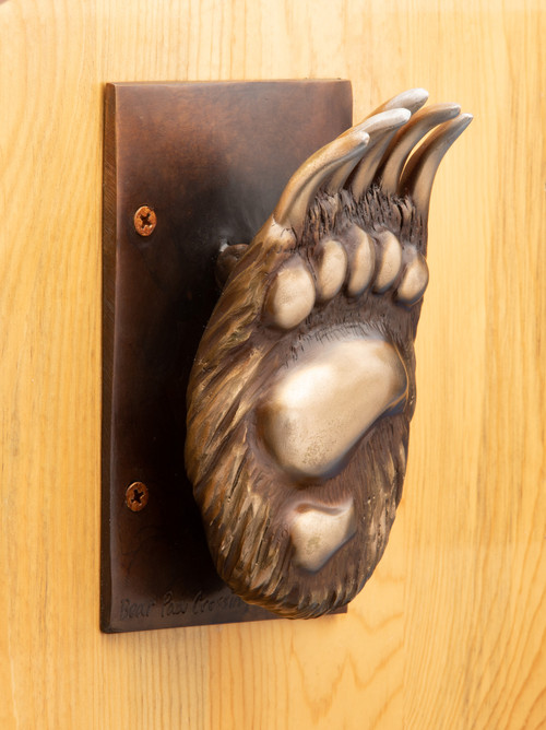 Bear Paw Crossing (door knocker) - Western Heritage Company, Inc