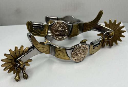 Border Patrol 100th Anniversary Spur Set - Western Heritage Company, Inc