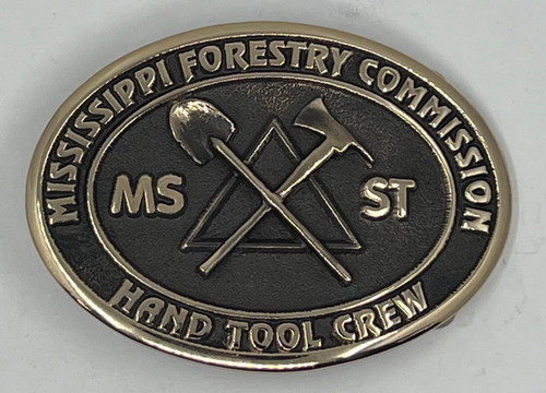 Mississippi Forestry Commission Hand Tool Crew Buckle - Western ...