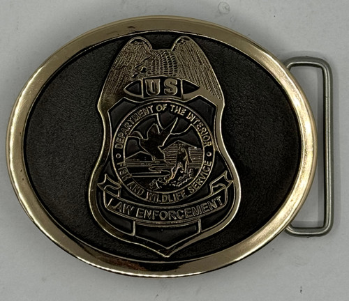 Fish & Wildlife Service Law Enforcement Investigations Buckle - Western ...