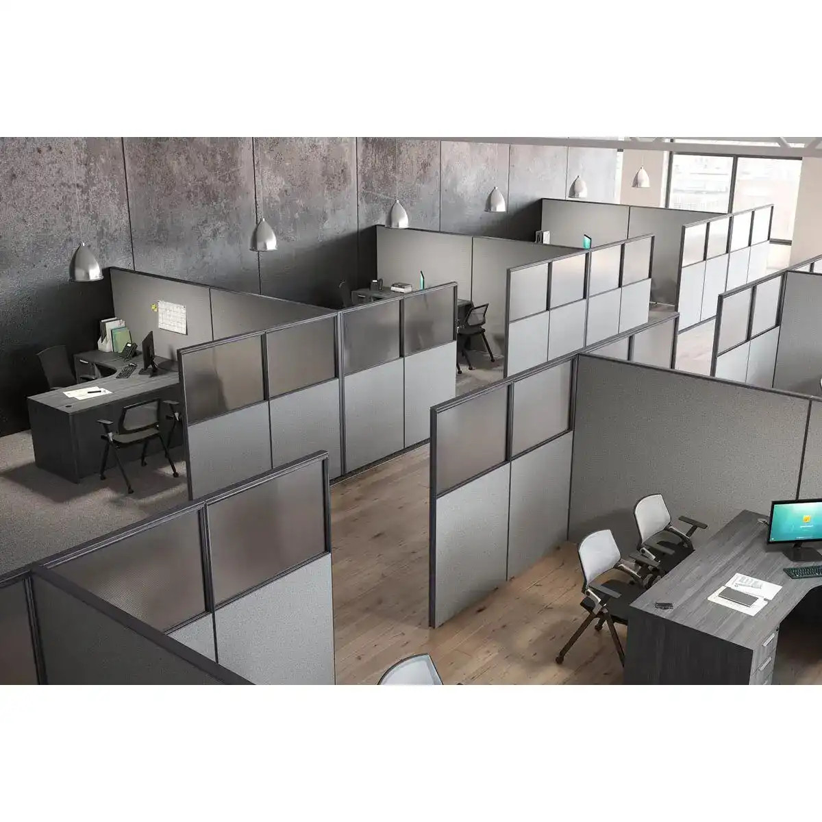 4-Station Remanufactured Herman Miller/New Clone