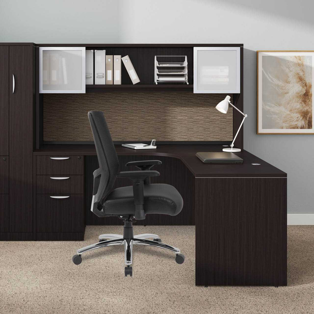 Big & Tall Mesh Back Executive Chair, Heavy-duty Chrome Base
