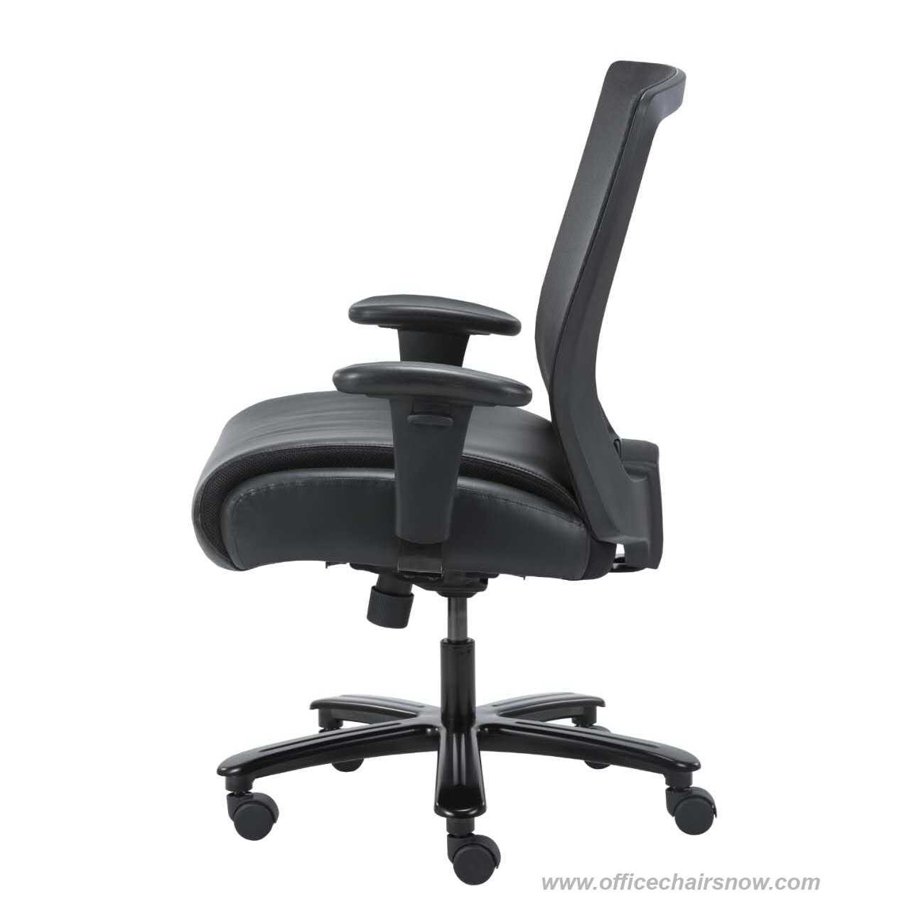 The Boss Heavy Duty Mesh Task Chair in Black - Supports 400 lbs.
