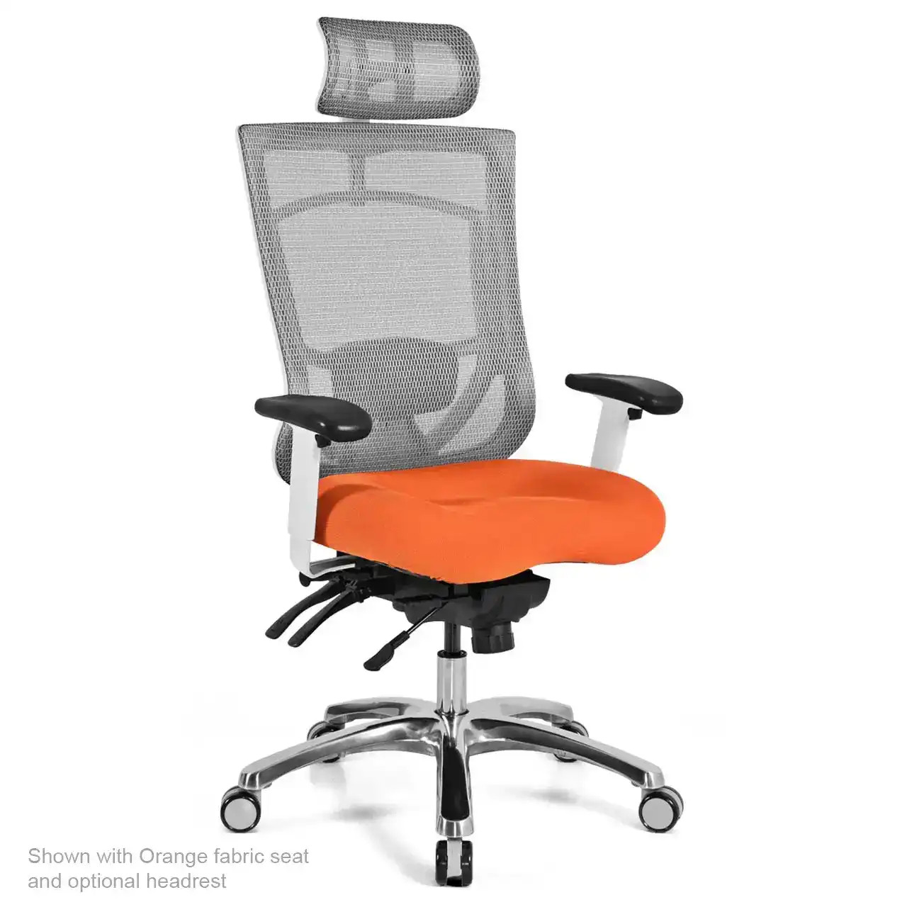 CoolMesh Pro Exec Multi-function White Frame Mesh Back Chair