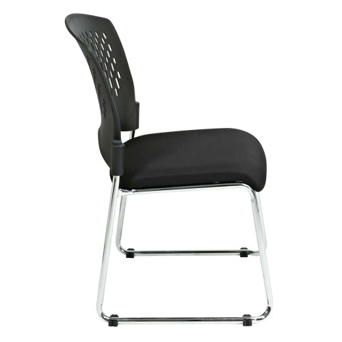 Stacking Sled Base Visitors Chair Armless with -30 FreeFlex® II Coal ...