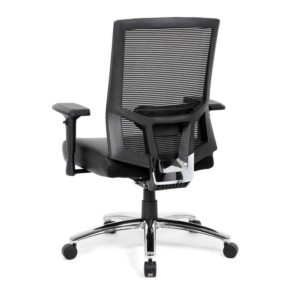 Big & Tall Mesh Back Executive Chair with Heavy-duty Chrome Base