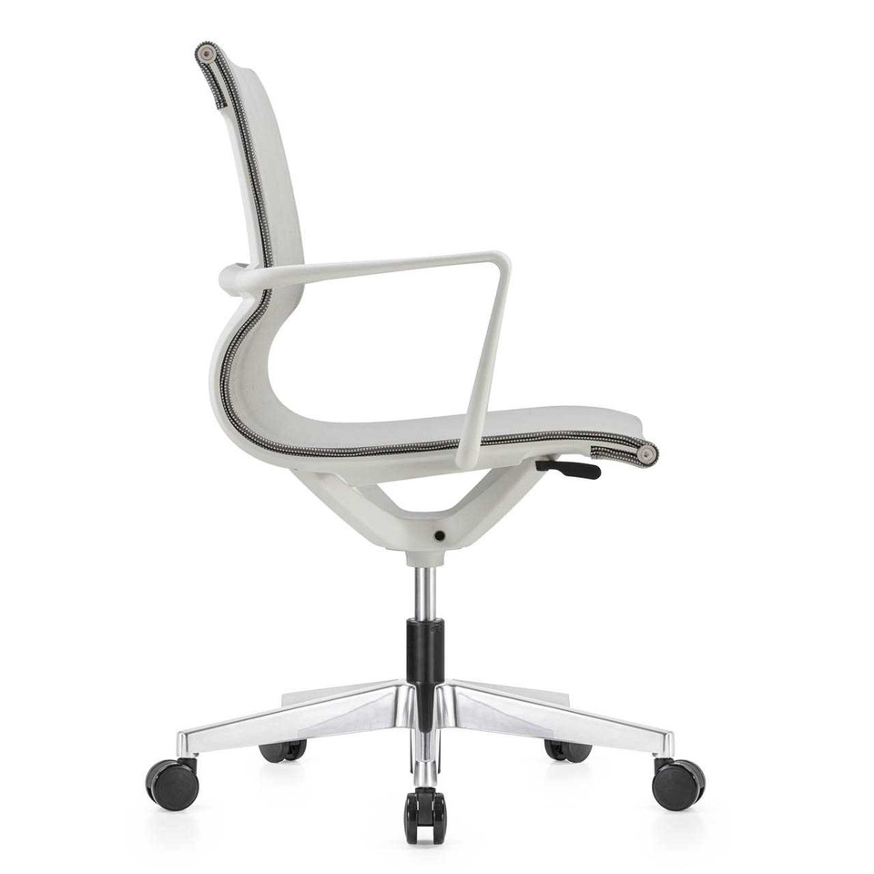 Eurotech Kinetic White Frame Mesh Conference / Task Chair