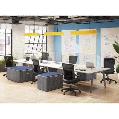 Variant 216" x 60" Multi-Person Workstation/Community Table