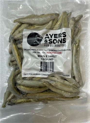 A&S Whole Lake Smelt 1 Pound Vacuum Sealed Zipper Bag / 8 or 12 Count ...