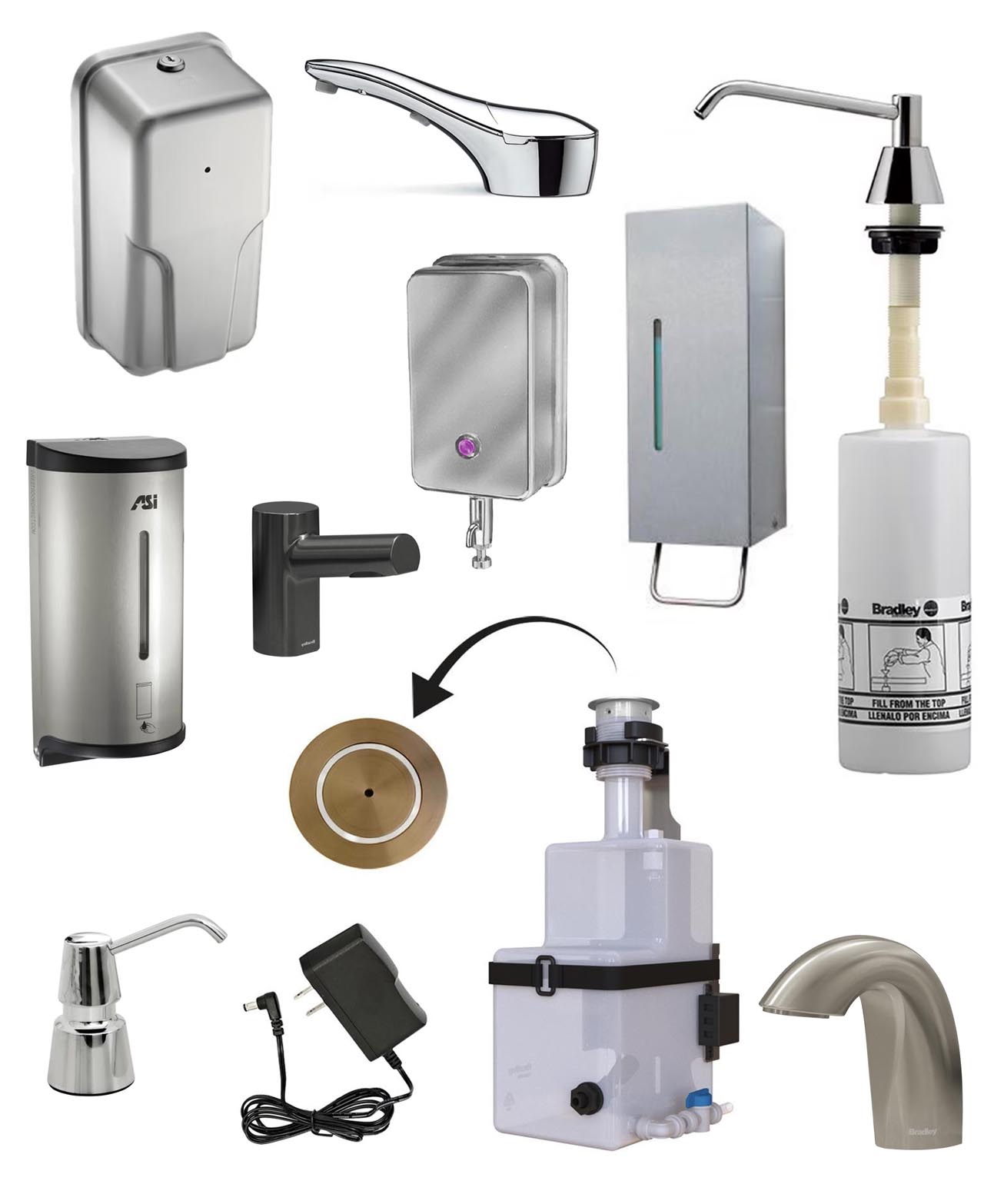 Types of Soap Dispensers - Berl's Commercial Supply